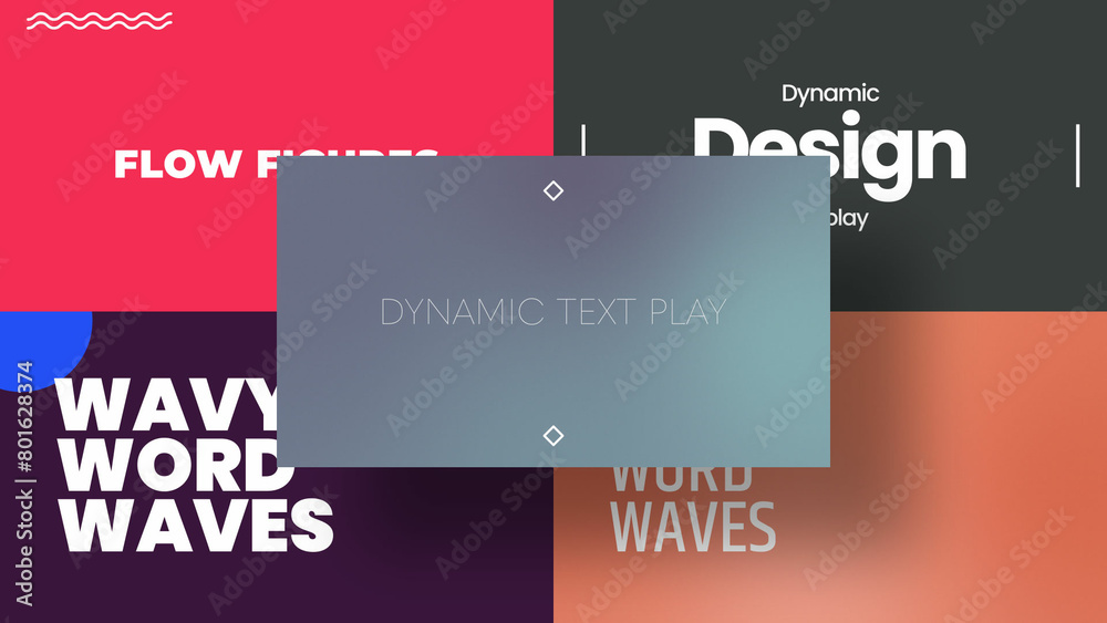 Sleek Text Animations | Animated Titles with Control Panels Stock ...