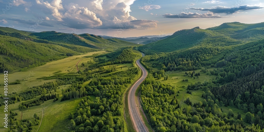 tea plantations from a bird's eye view Generative AI Stock Illustration ...