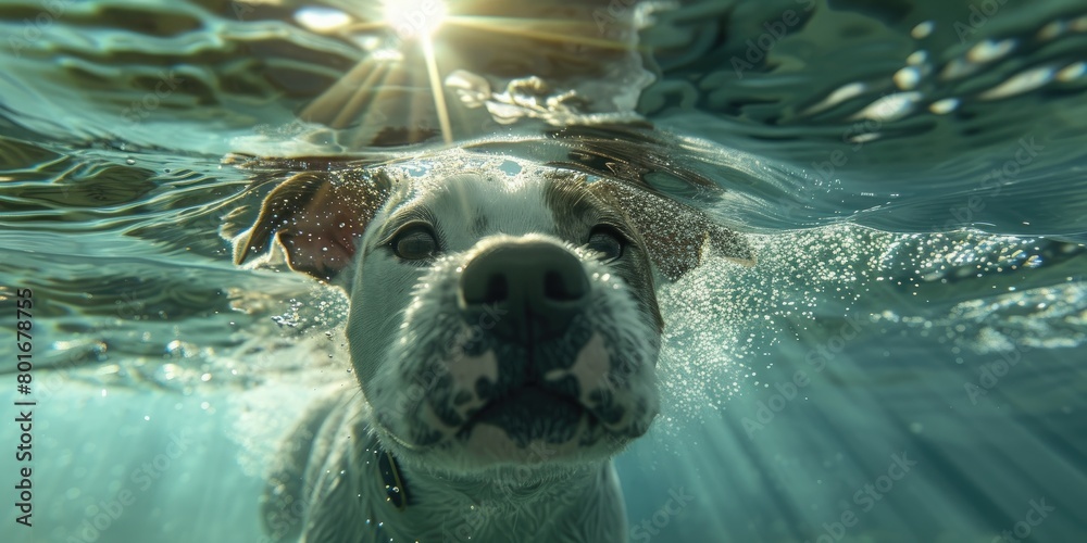 🐶 Dog Drowning in Water 🌊 Distress and Struggle in a Dangerous ...