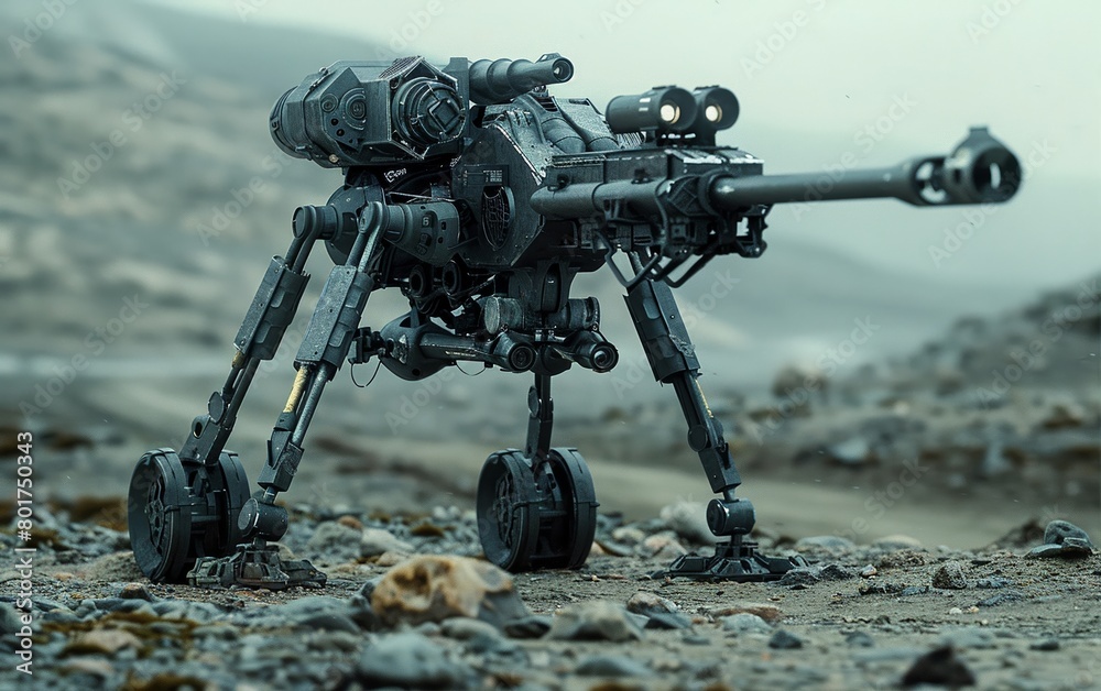 Autonomous vehicles armed with advanced weaponry are being developed ...