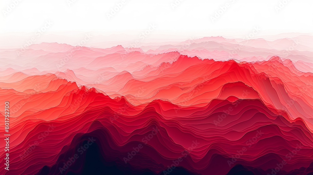 gradient trendy red fluid liquid ink painting colorful background ...