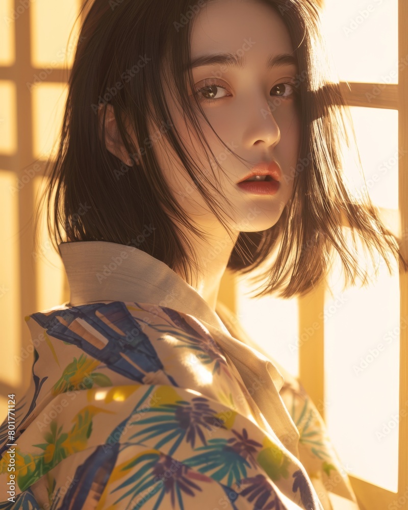 glamorous of asian style portrait stylish dress makeup beautiful ...