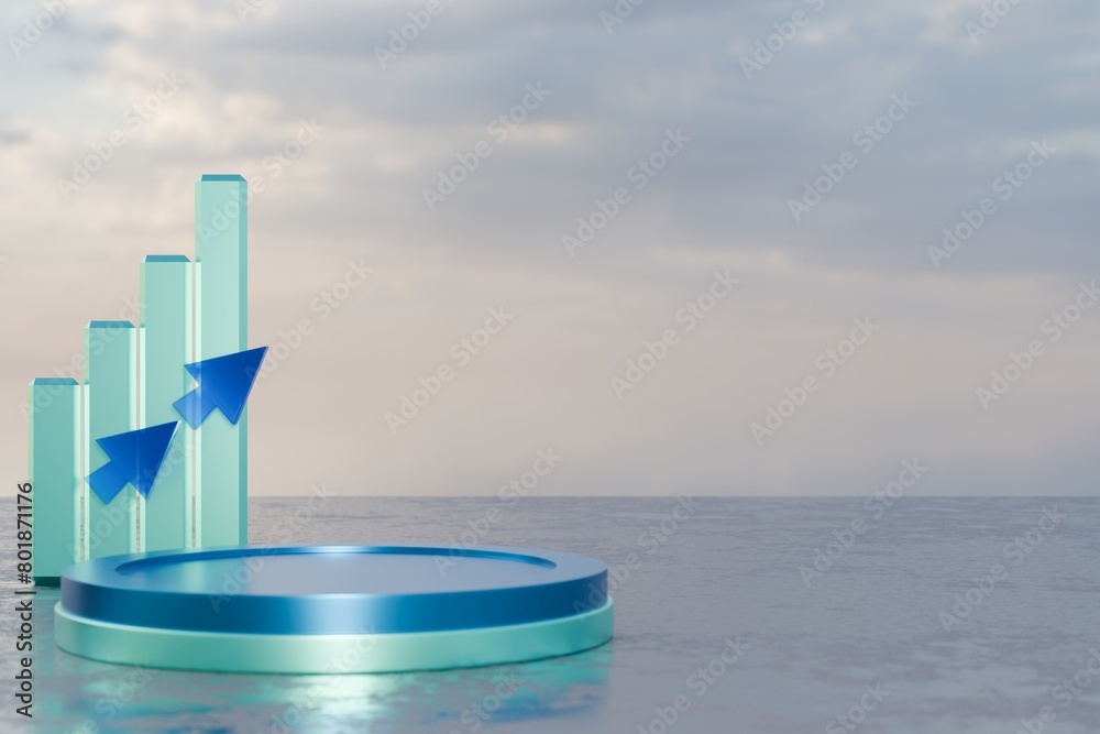 Concept of business leadership for leader team, successful competition ...