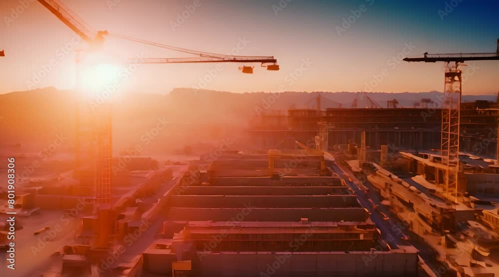 Unveiling Urban Transformation: Enchanting Time-Lapse Footage of a ...