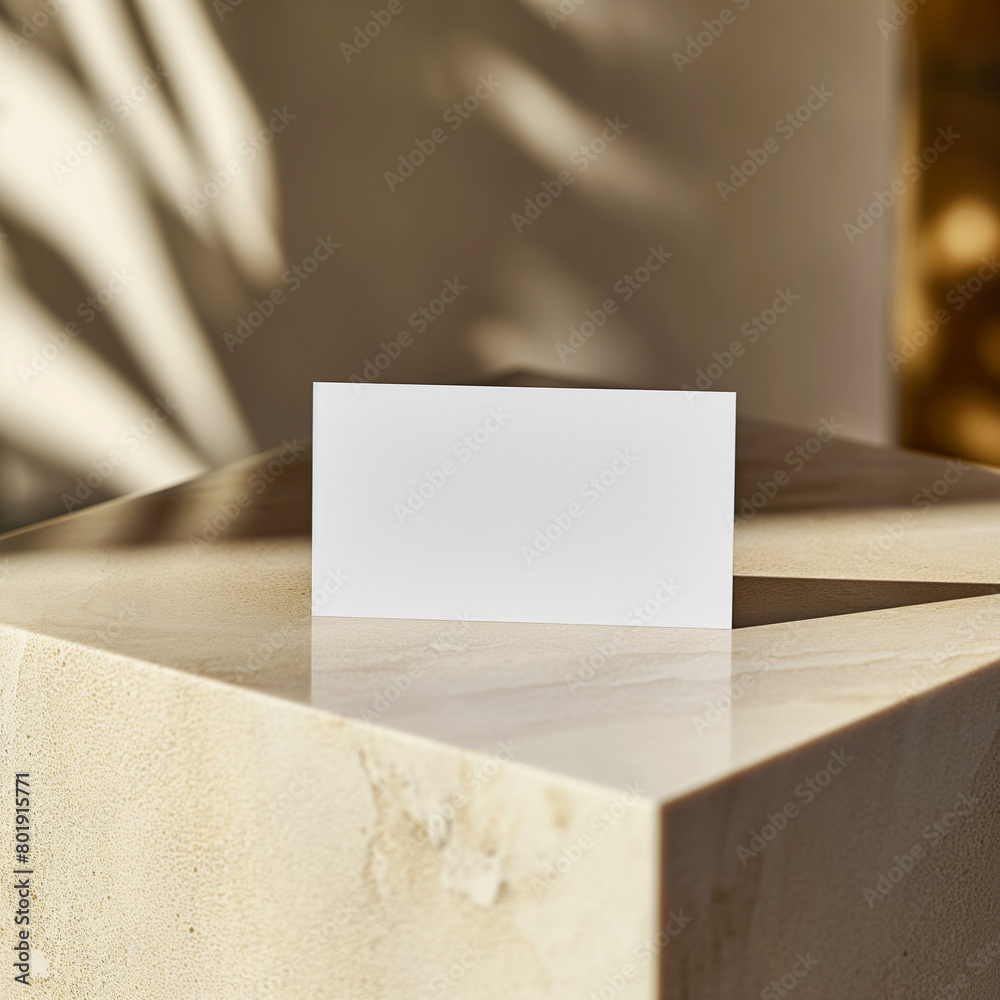 Unleashing Creativity: The Art of Presentation with a Blank White Card ...