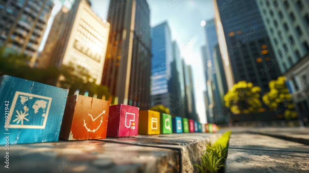 Sustainable development goals. SDGs. World Environment Day background ...