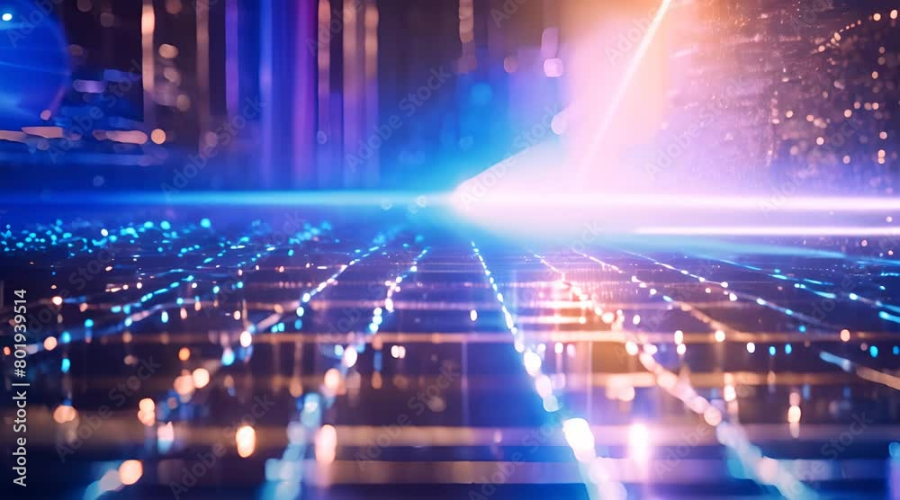 Luminous Pathways: A Dynamic 3D Animation Depicting Abstract ...