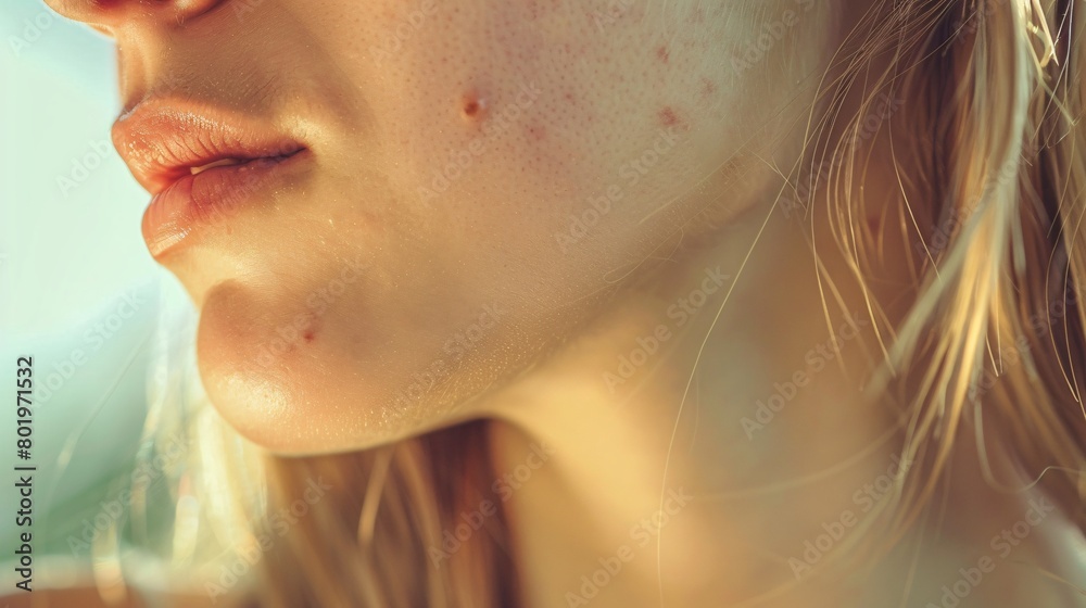 Authentic, untouched skin and body with stretch marks. Genuine female ...