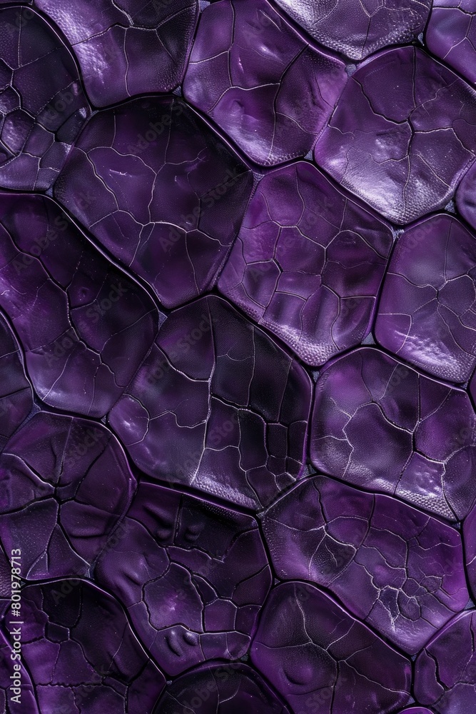 Exquisite purple snake skin texture featuring a detailed pattern of ...