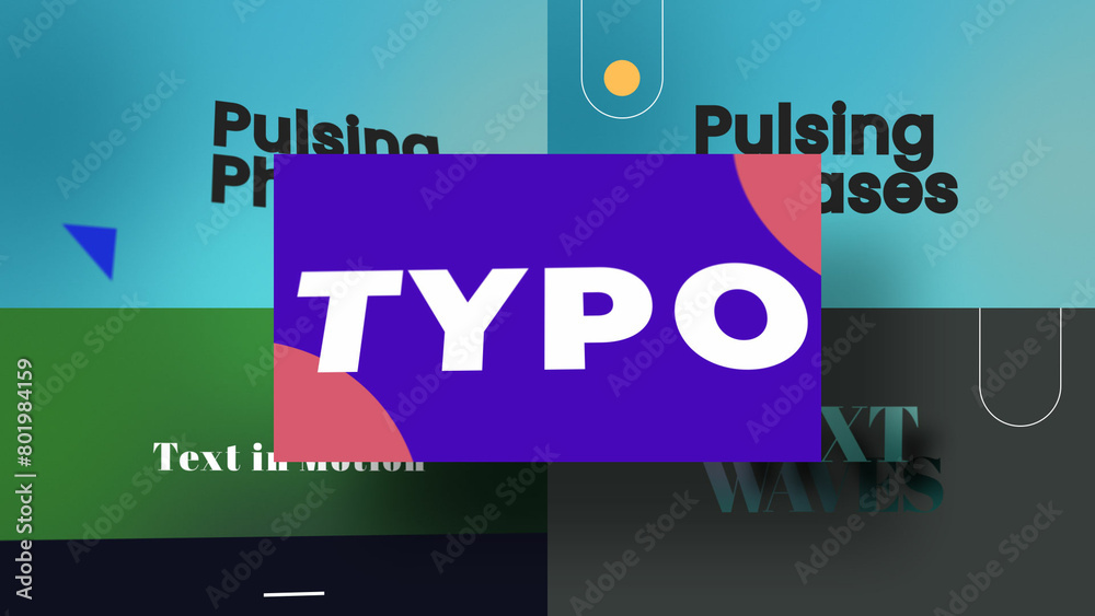 3D Ambitious Text Structures | Animated Titles with Control Panels ...