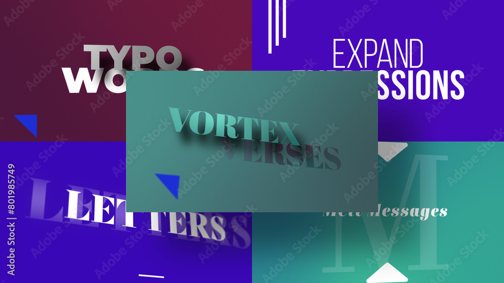 3D Black Hole Text Dynamics | Animated Titles with Control Panels Stock ...