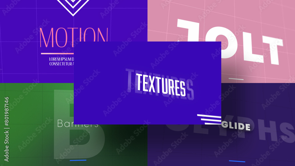 3D Decibel Text Levels | Animated Titles with Control Panels Stock ...