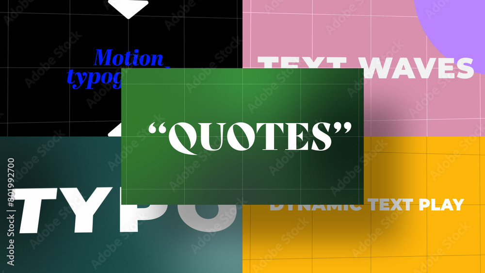 3D Exploding Text Effects | Animated Titles with Control Panels Stock ...