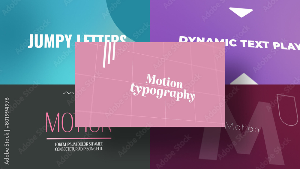 3D Frequency Text Visuals | Animated Titles with Control Panels Stock ...