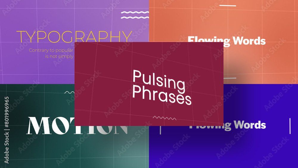 3D Impact Text Styles | Animated Titles with Control Panels Stock ...