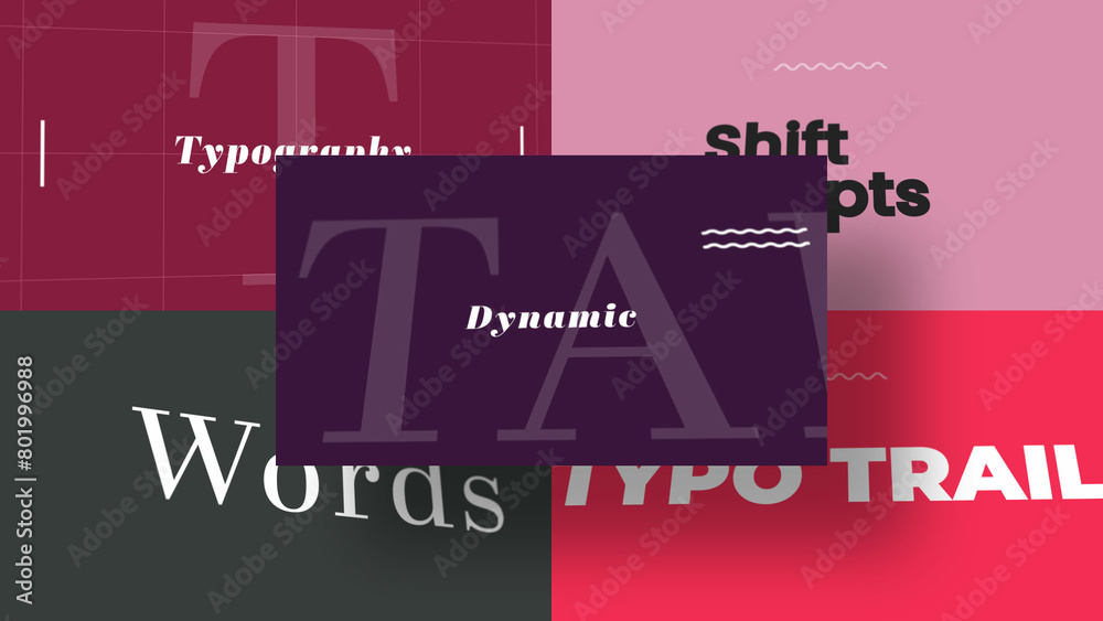 3D Infinity Typography Templates | Animated Titles with Control Panels ...