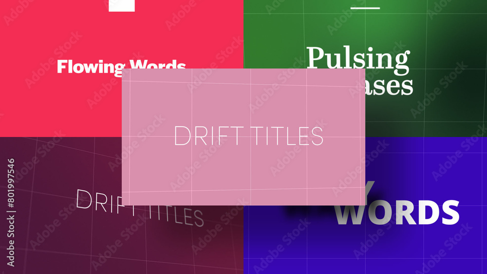 3D Interstellar Text Journey | Animated Titles with Control Panels ...