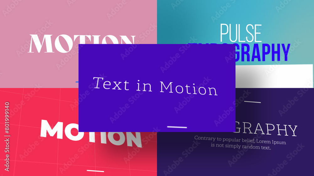 3D Meteor Text Trails | Animated Titles with Control Panels Stock ...