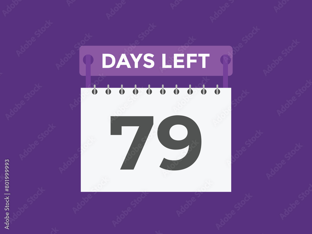 80 days to go countdown template. 80 day Countdown left days banner ...
