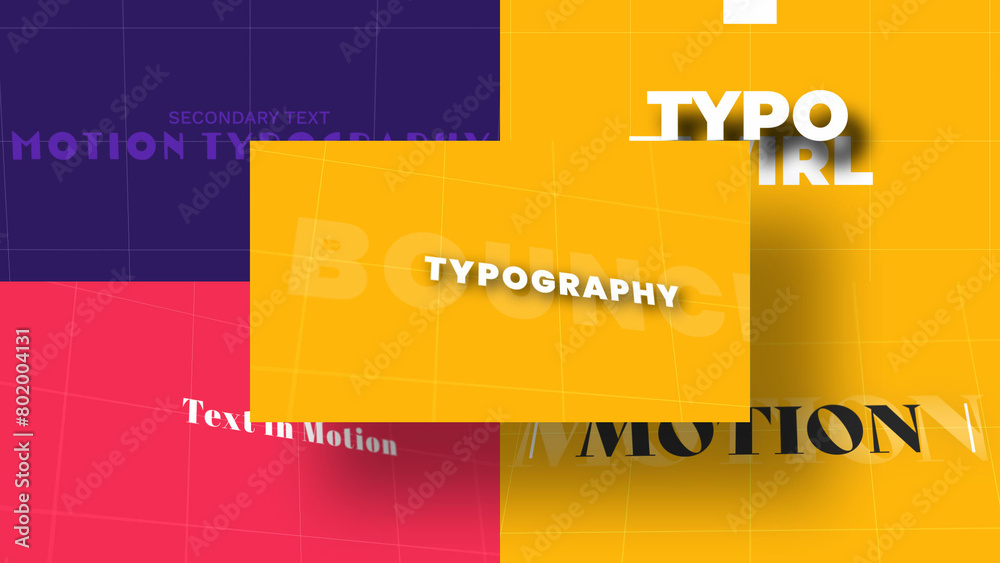 3D Professional Text Designs | Animated Titles with Control Panels ...