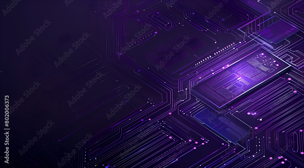 A purple background with a purple square in the middle. The square is a ...