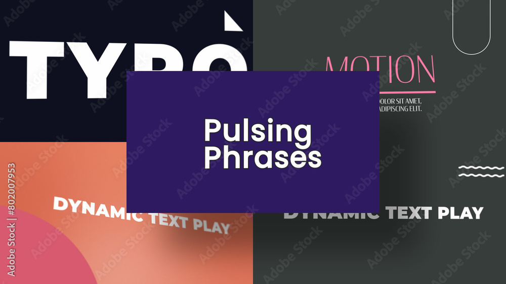 3D Sonic Text Vibrations | Animated Titles with Control Panels Stock ...