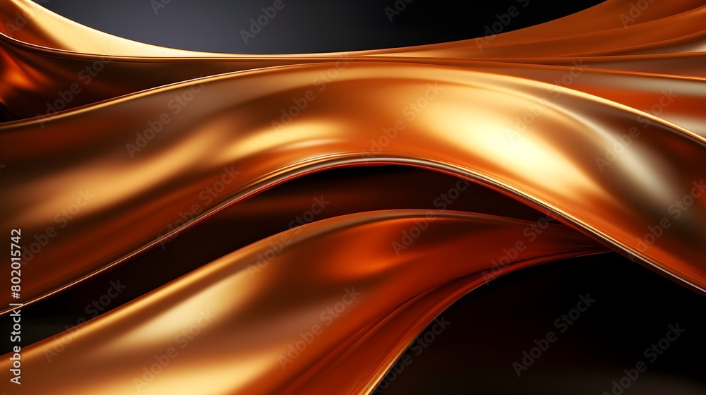 4K Copper and Gold Abstract Wallpaper Background, Luxurious Design for ...