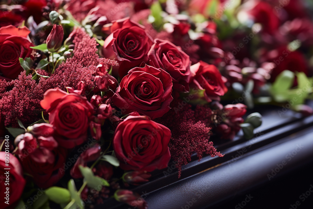 Sad bury ceremony at old cemetery church funeral farewell rest in peace ...