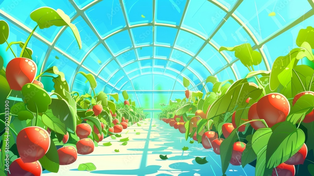 Future farms concept. Concept of smart farming, cultivation ...