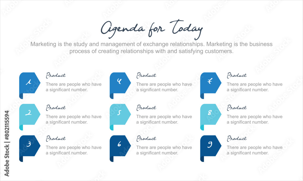 Vector Infographic label design with 9 options or steps. Infographics ...