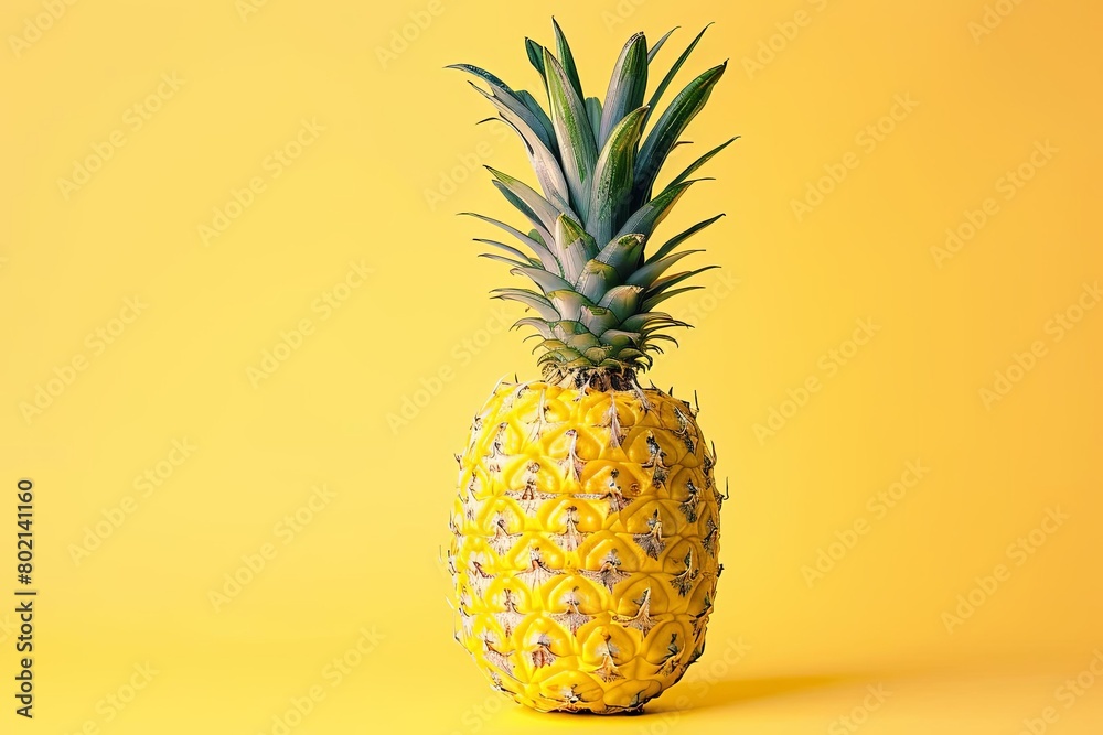 Pineapple, the tropical fruit that is a symbol of hospitality and good ...