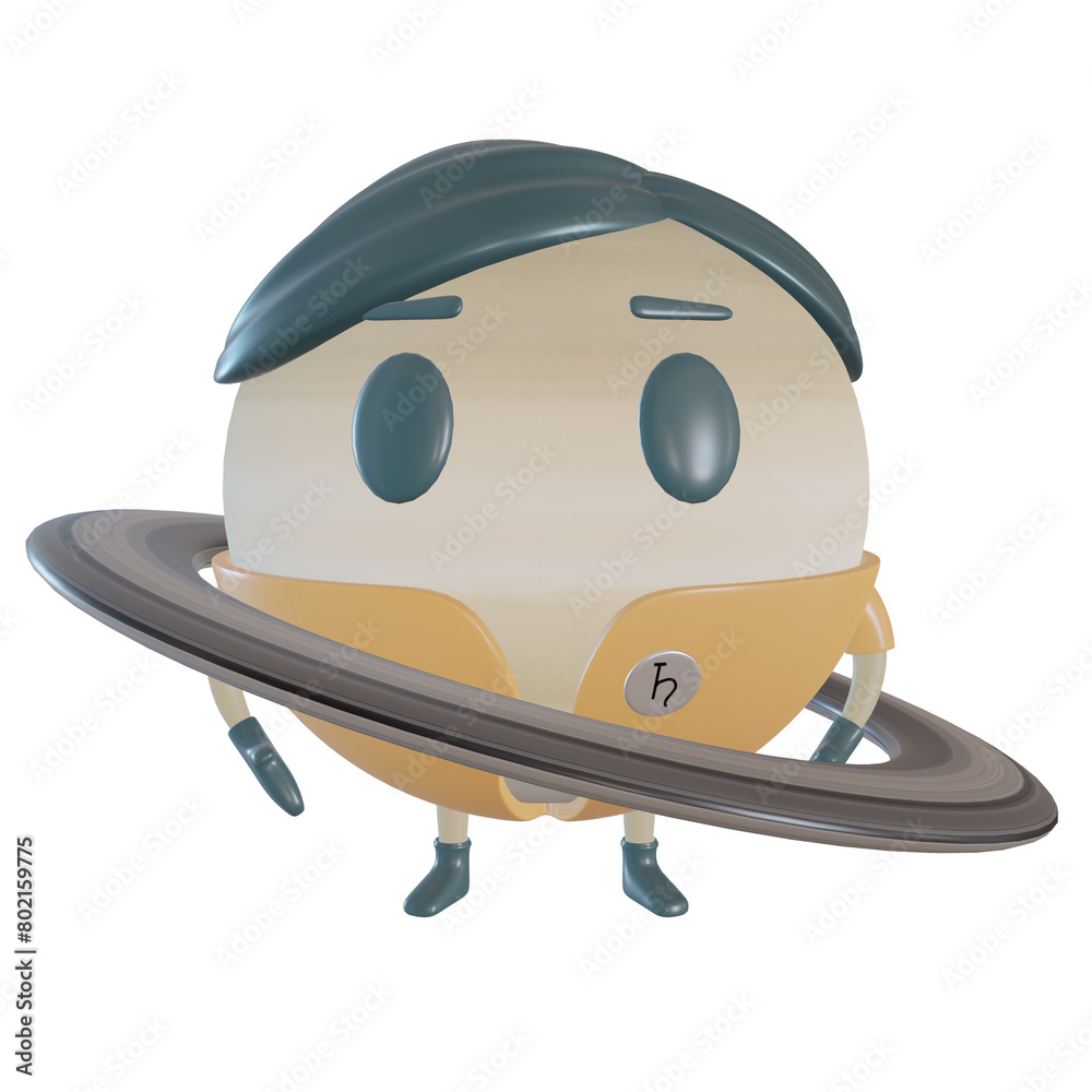 Saturn 3d character, Saturn 3d model, Saturn character, transparent ฺ ...
