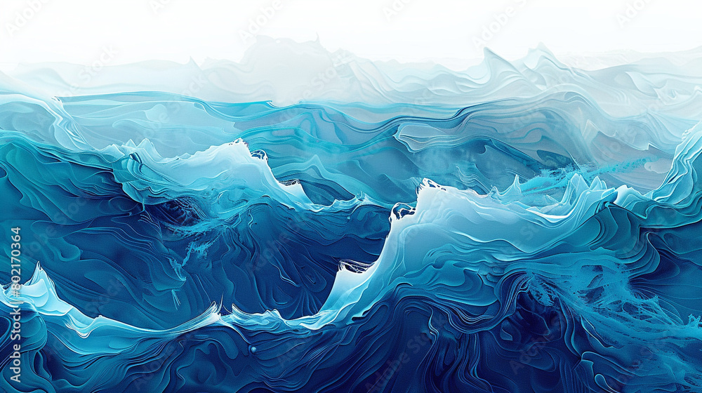 Generate an AI visualization portraying the fluidity and vitality of ...