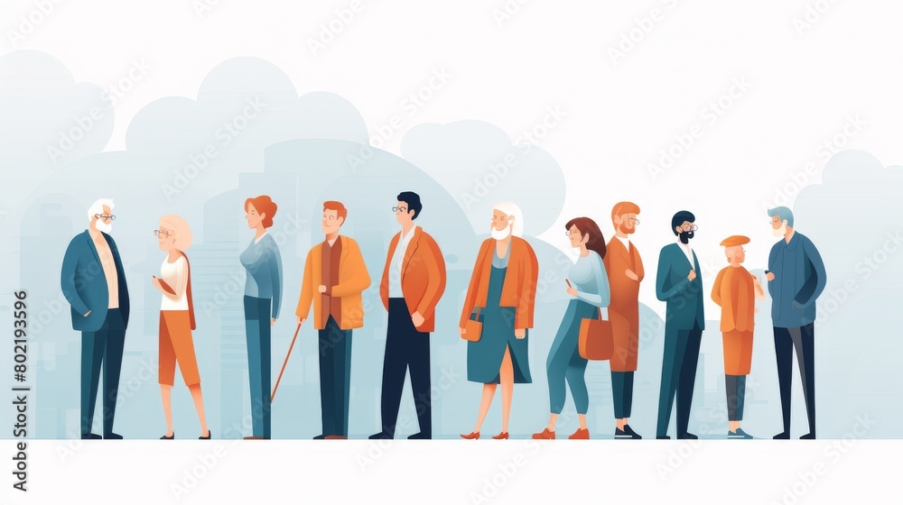 Multiracial Community Standing Side by Side Showing Unity and ...