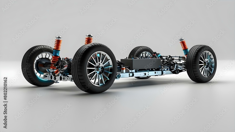 Creating a D Model of an Electric Vehicle Chassis with In-Wheel Motors ...