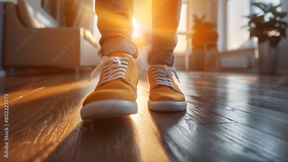 People walking indoors with shoes on, defying Western tradition: A ...