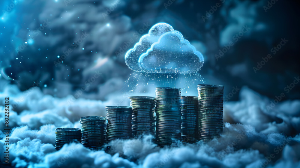 Cloud Computing Cost Efficiency Cost Efficiency In Cloud Computing With An Image Showing Pay