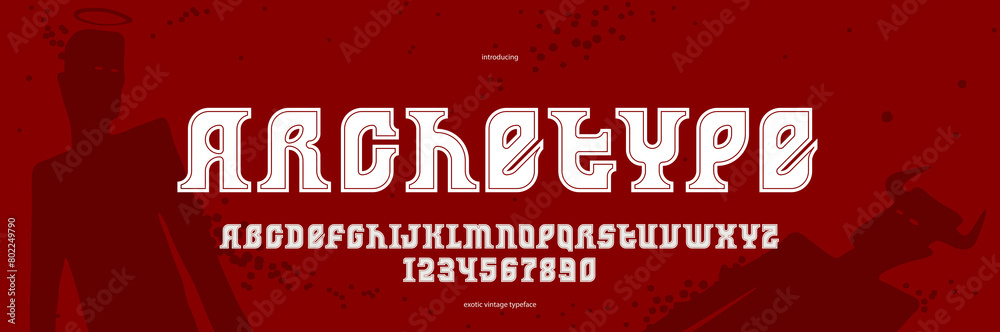 Elegant luxury font with experimental letter shapes, exclusive beauty ...