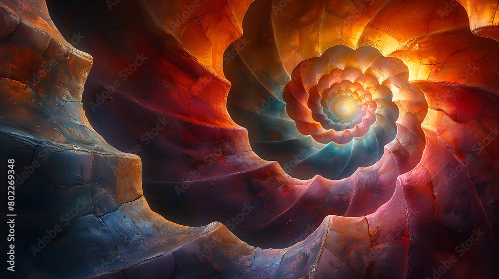 Experience the visual allure of spiral dynamics with a stunning ...