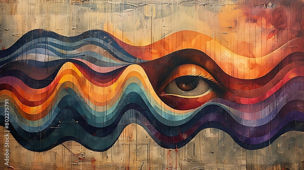 Immerse yourself in an artwork that bends reality, with an optical ...