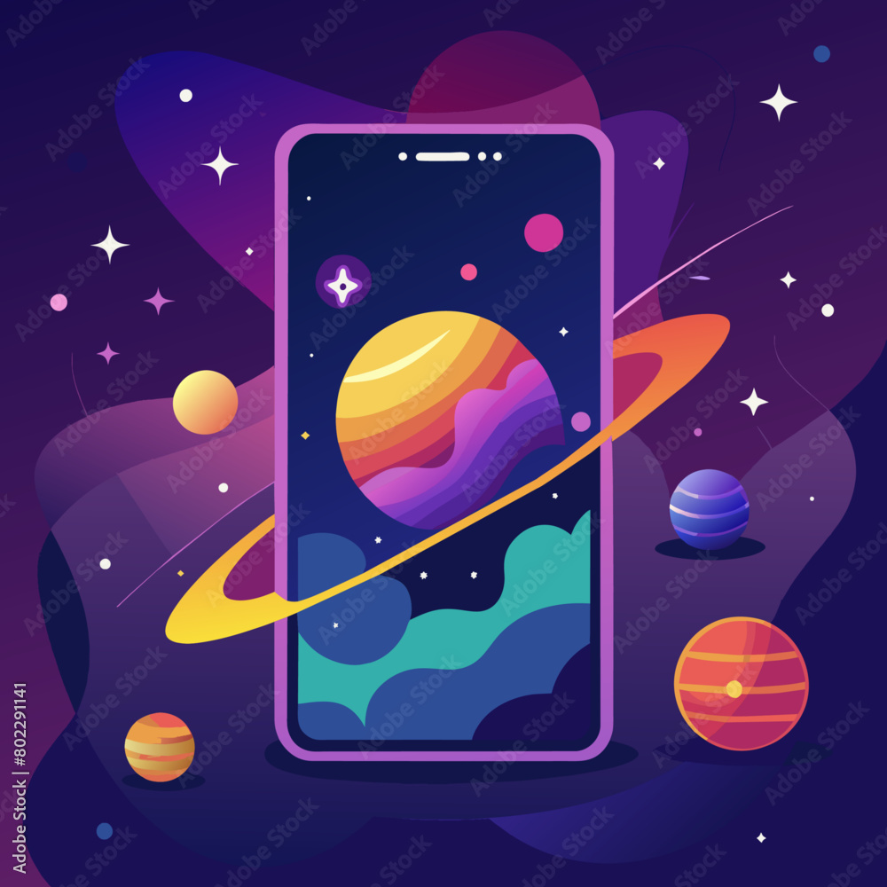 mobile phone and earth backgrounds, science fiction backgrounds hd ...