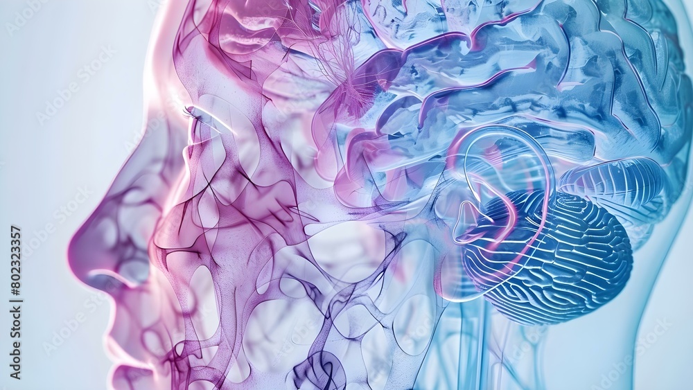 Detailed portrayal of ADHD showcasing focus distraction and brain ...