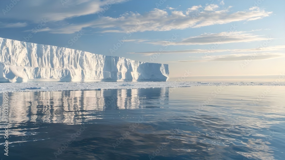 Impact of Global Warming on Tabular Icebergs: Melting Due to Climate ...