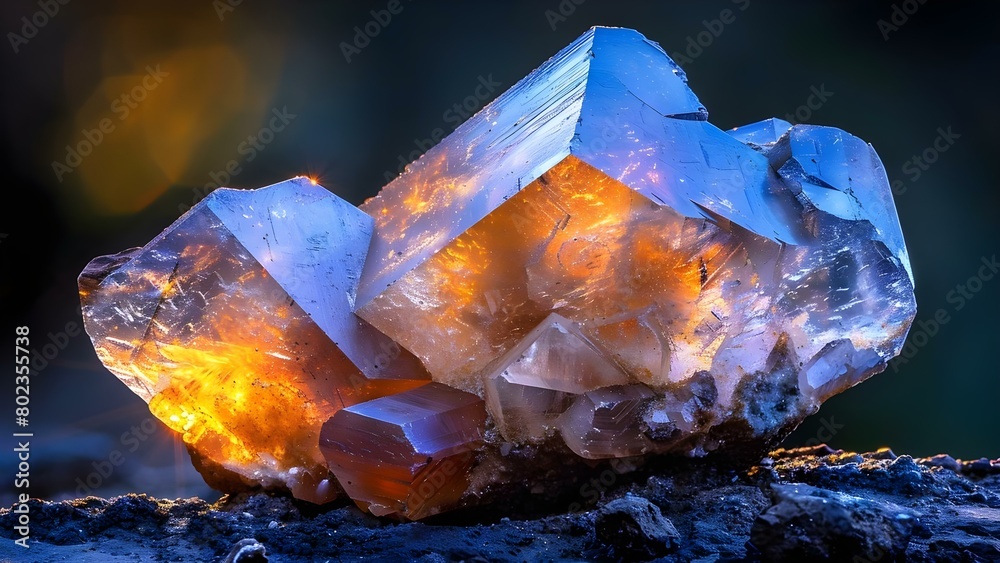 The Value of Petalite: A Key Mineral for Lithium Batteries. Concept ...