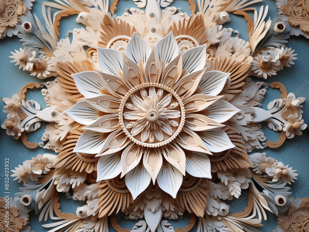 Mandala ornament. The circular ornament appears in all ages and ...