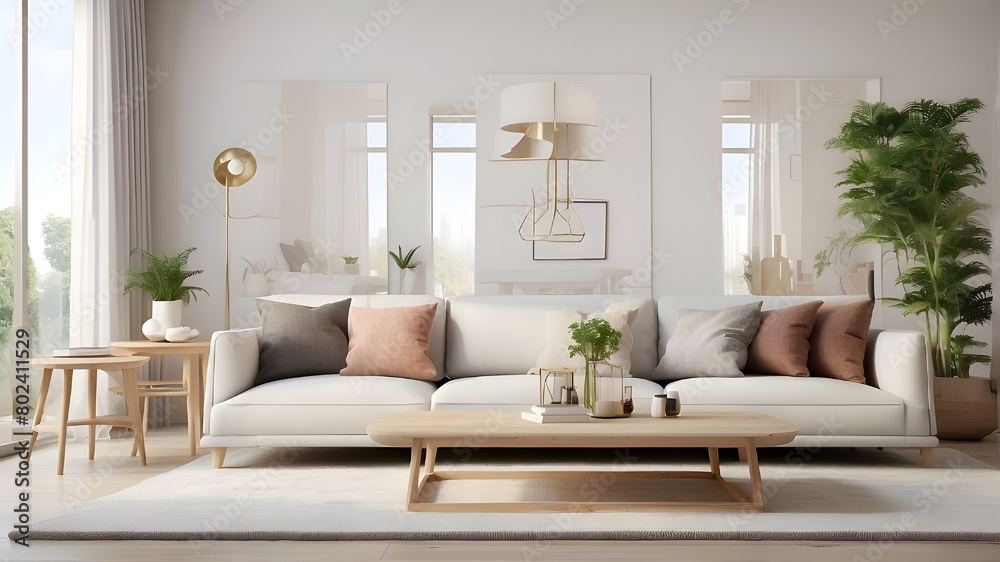The transparent background allows for easy integration of the living ...