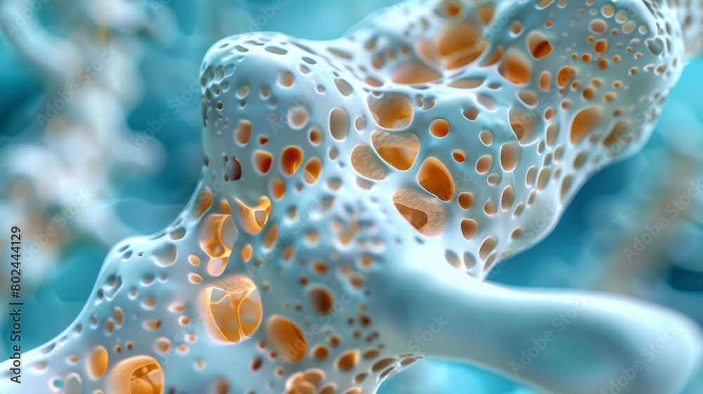 3D rendering image depicting the structure and function of articular ...