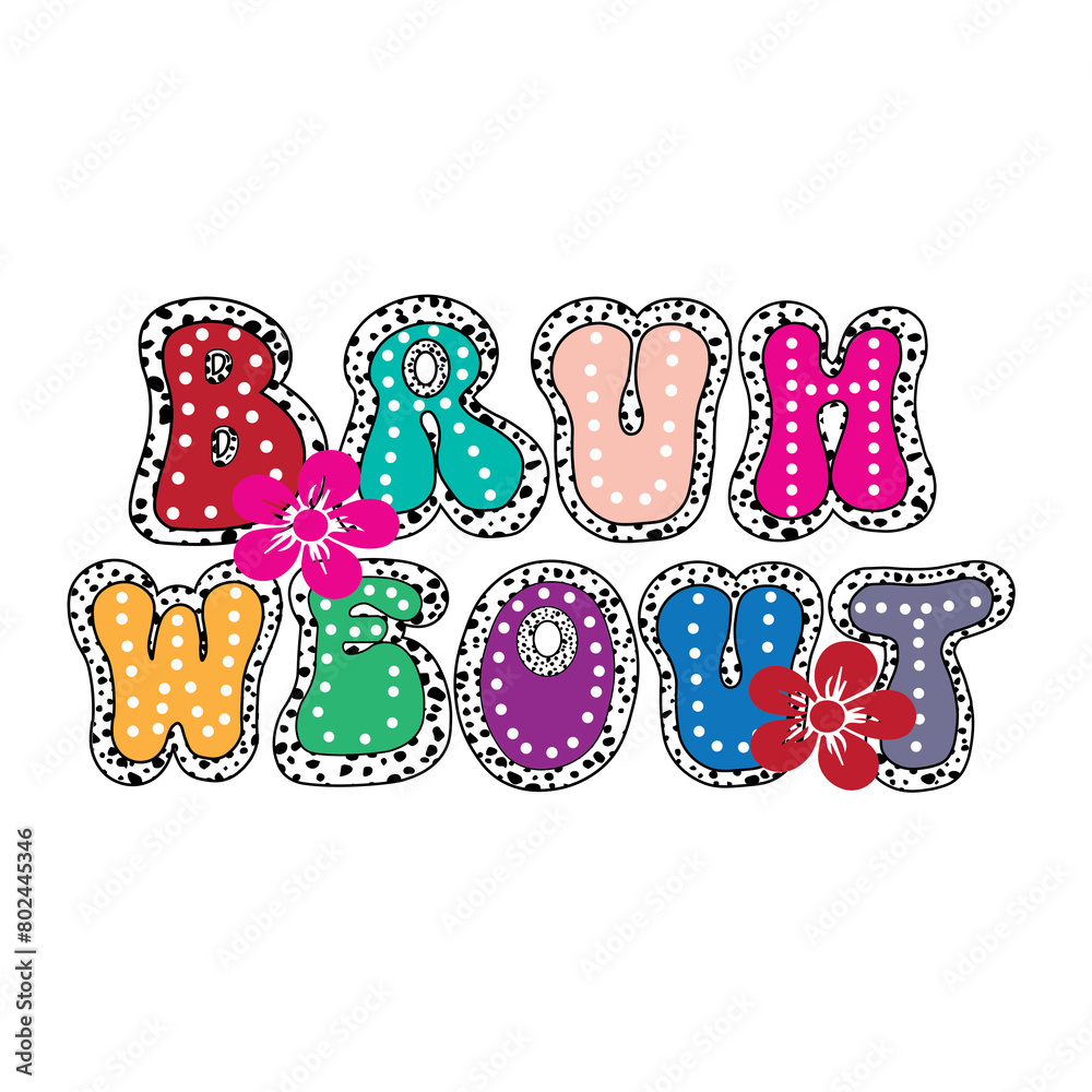 Bruh we out bright doodle dalmatian dots PNG SVG, last day of school ... Bruh we out bright doodle dalmatian dots PNG SVG, last day of school ...