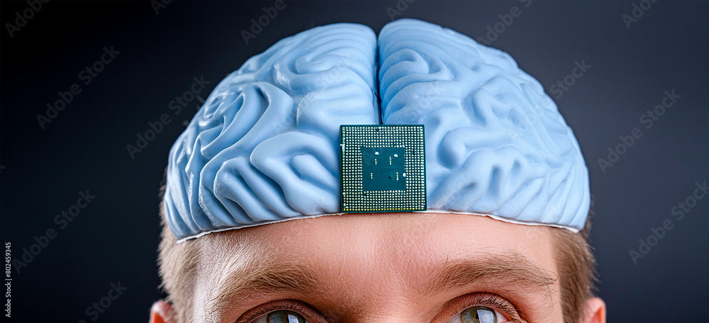 Neuralink In human Brain . Chip In Human Brain . Processor In Human ...