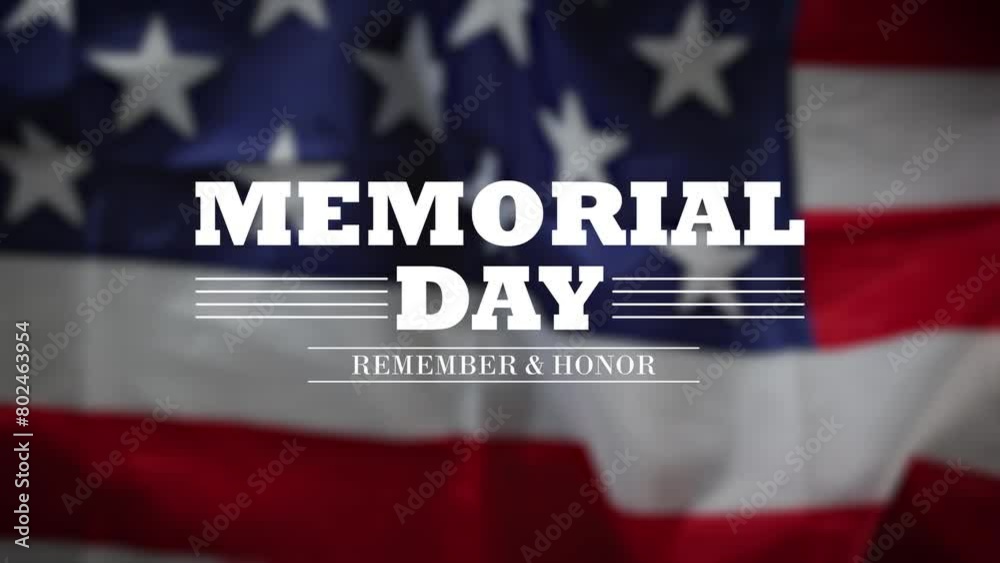Create a Simple Memorial Day Animation Video with a Black Background ...